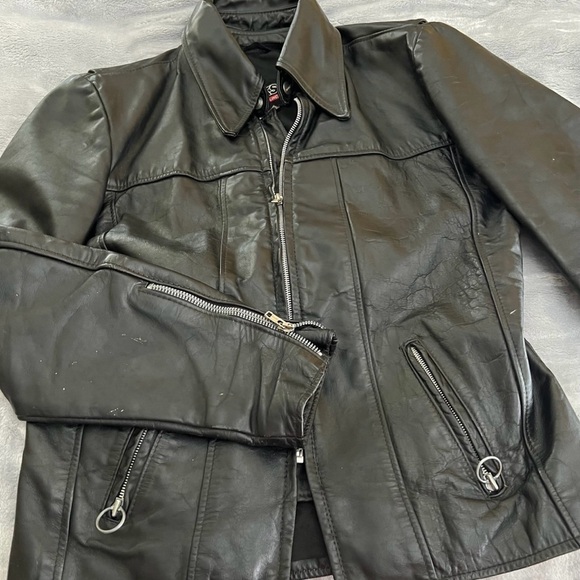 Brooks | Jackets & Coats | Vintage Brooks 8s Motorcycle Leather Jacket ...